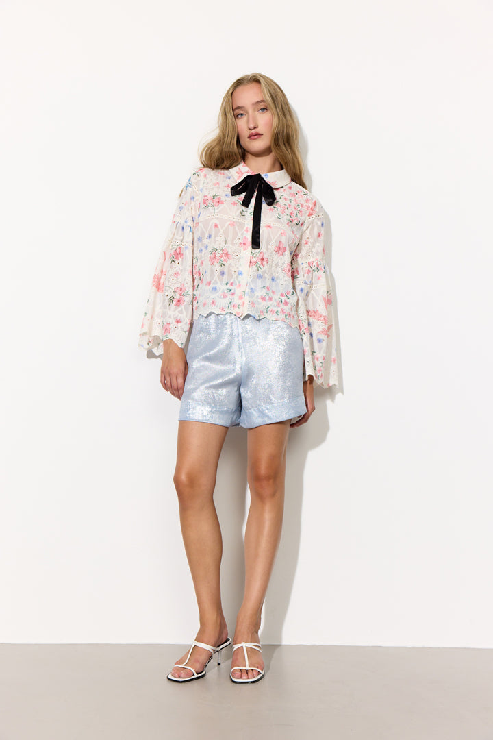 Robin Shorts - Blue Metallic